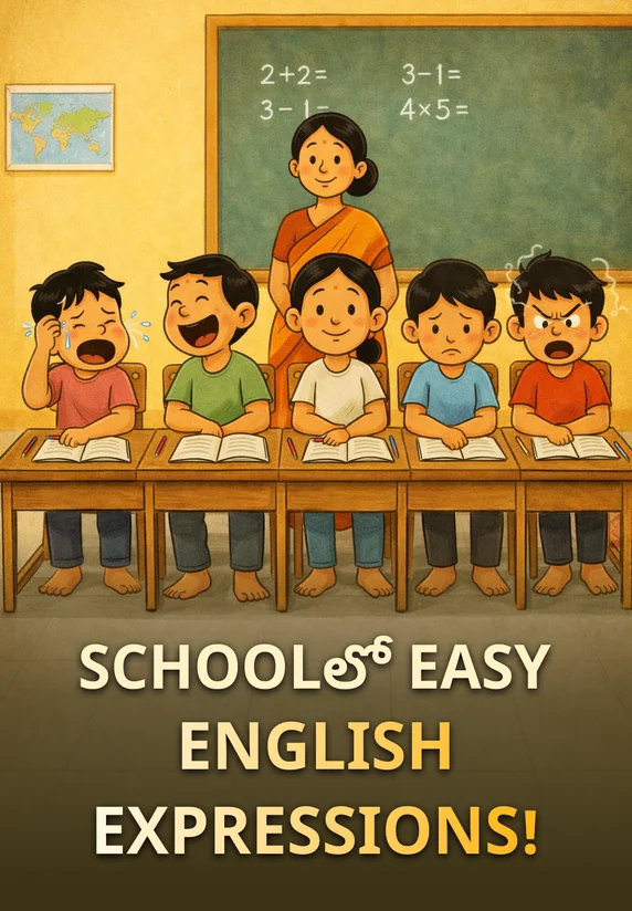Schoolలో Easy English Expressions! | Easy English for Kids