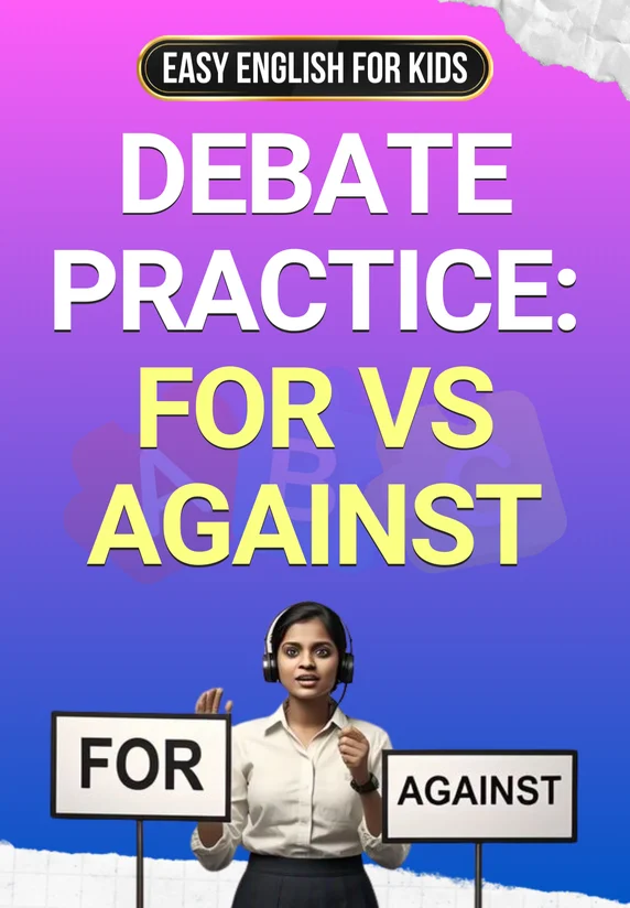 Debate Practice: For Vs Against | Easy English for Kids