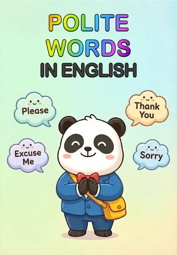 Polite Words In English | Basic English For Kids