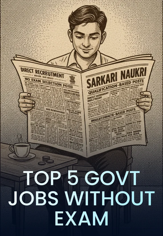 Top 5 Govt Jobs Without Exam | Govt Exam Success