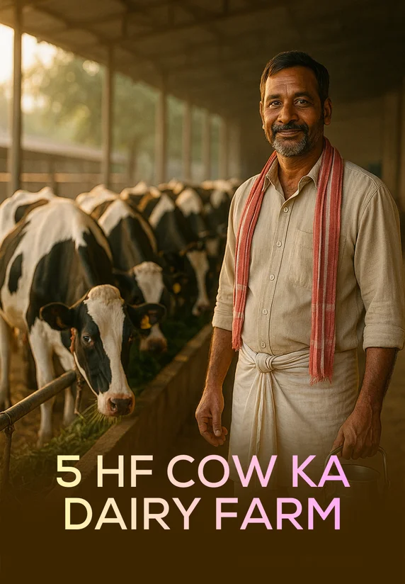 5 HF Cow Ka Dairy Farm | Dairy Farming