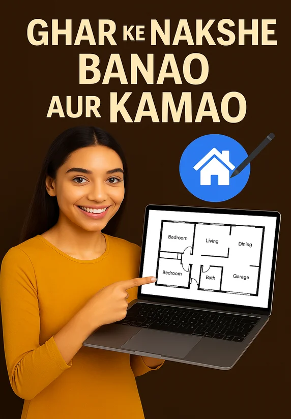 Ghar Ke Nakshe Banao Aur Kamao | Earning From Google