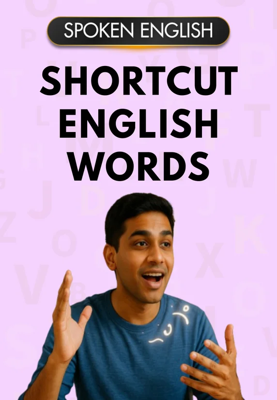 Shortcut English Words | Spoken English