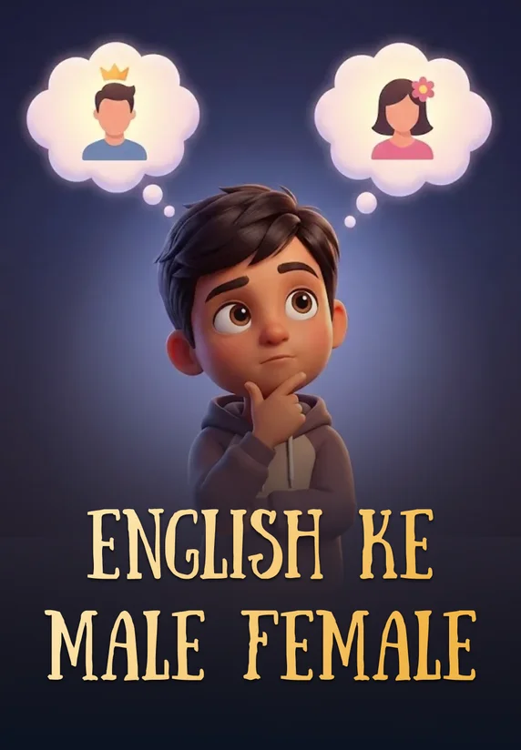 English Ke Male Female | Easy English for Kids