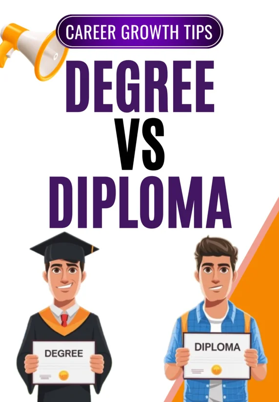 Degree Vs Diploma | Career Growth Tips