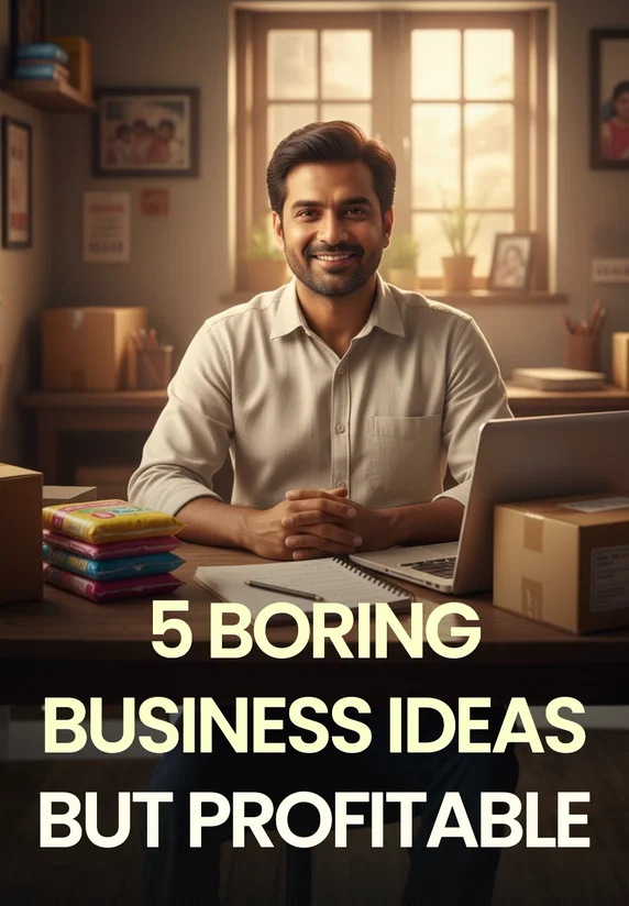 5 Boring Business Ideas But Profitable | Business Ideas Under 50K