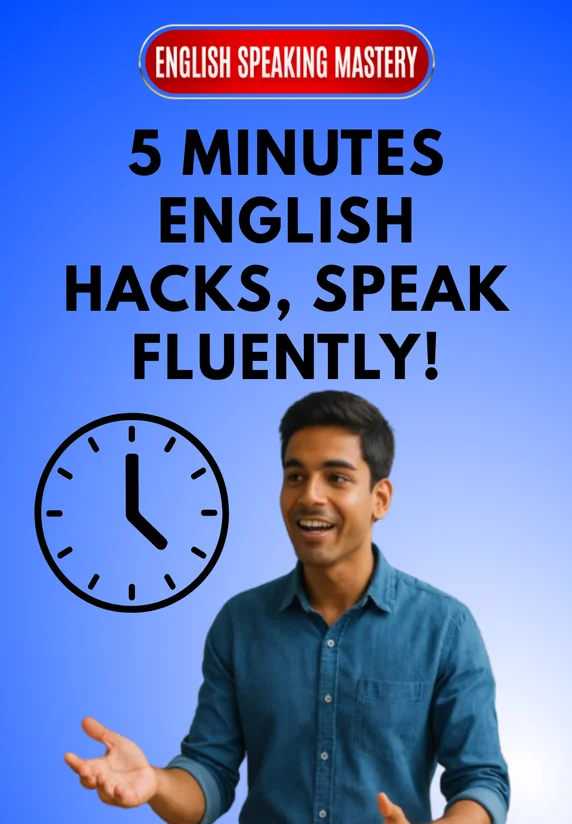 5 Minutes English Hacks, Speak Fluently! | English Speaking Mastery