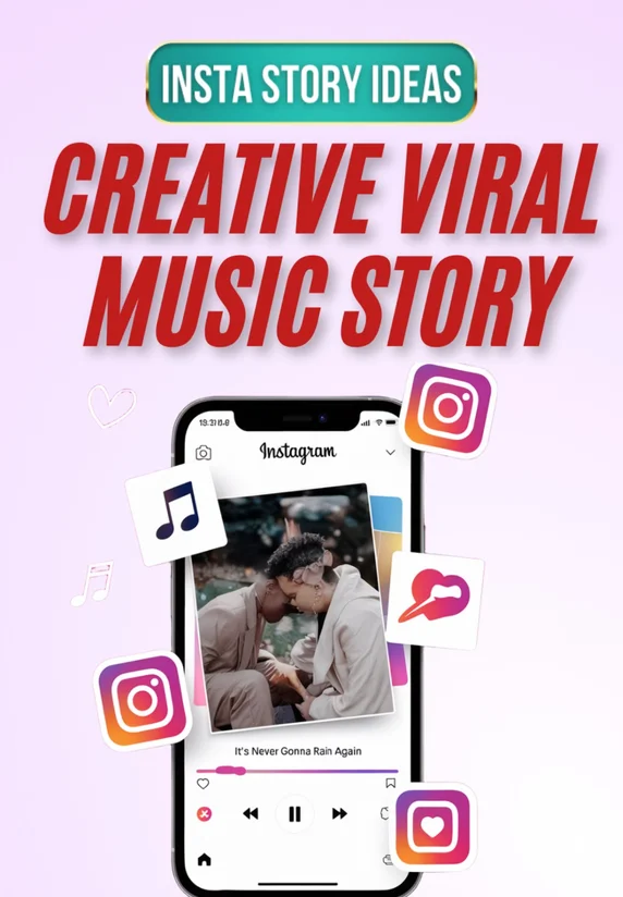 Creative Viral Music Story | Insta Story Ideas