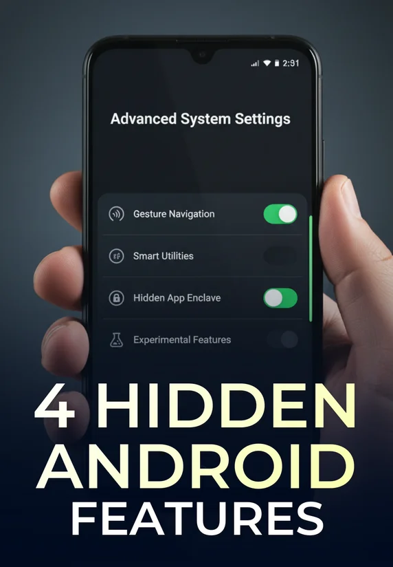 4 Hidden Android Features | Tech Hacks