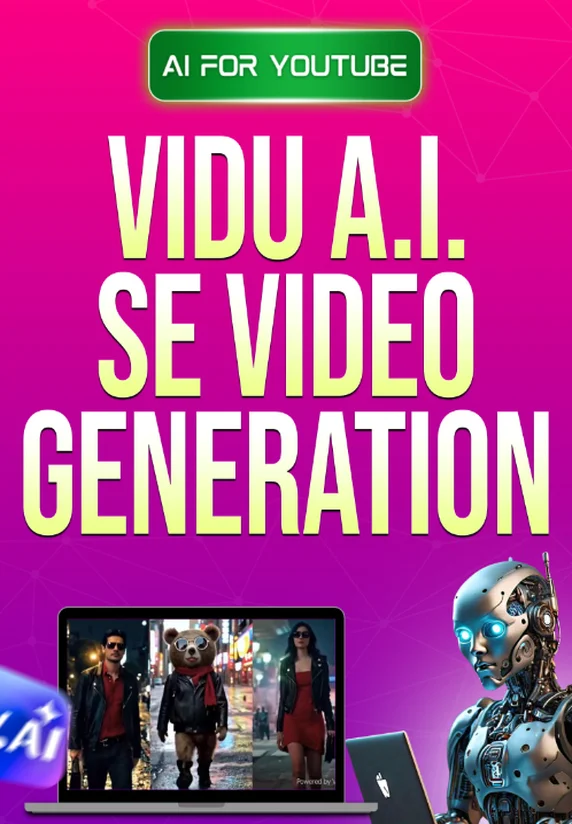 Vidu Ai Se Video Generation | A.I. For Youtube