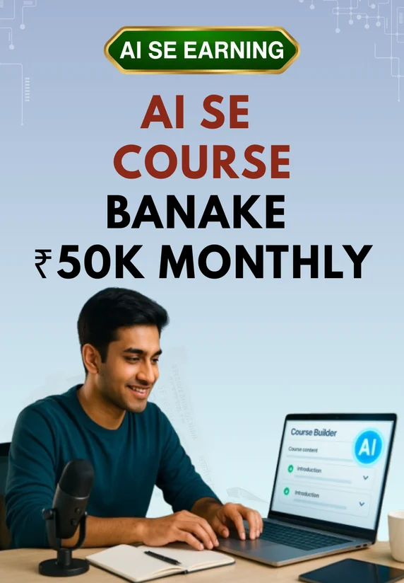 Ai Se Course Banake ₹50K Monthly | AI se Earning