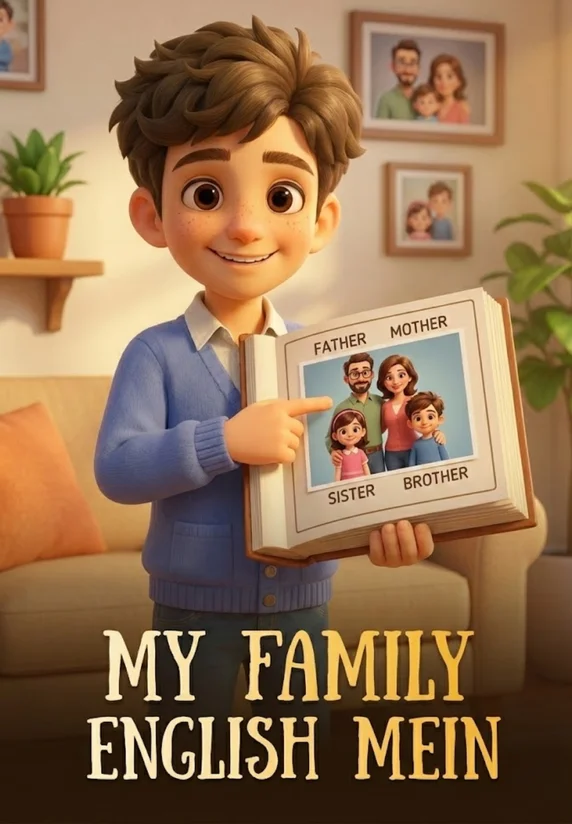My Family English Mein | Easy English for Kids