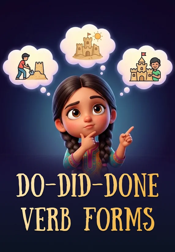 Do– Did– Done Verb Forms | Easy English for Kids