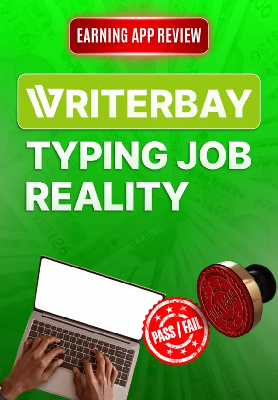 Writerbay Se Typing Earning? | Earning App Review