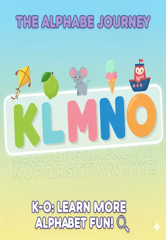 Meet Letters K Through O! | Learn Alphabets: Fun and Easy