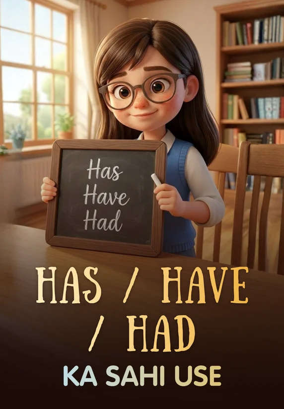 Has/have/had Ka Sahi Use | Easy English for Kids