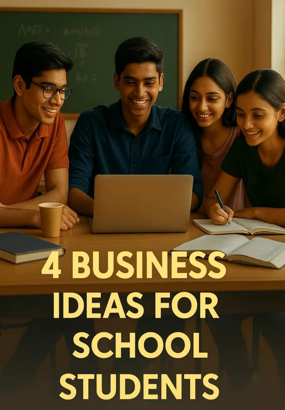 4 Business Ideas For School Students | Business Ideas Under 50K